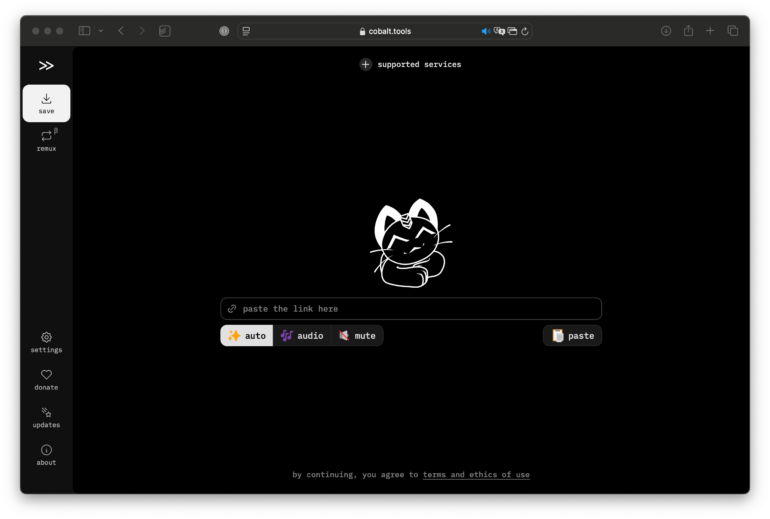 Cobalt una web para descargar videos y audio para tus presentaciones ...